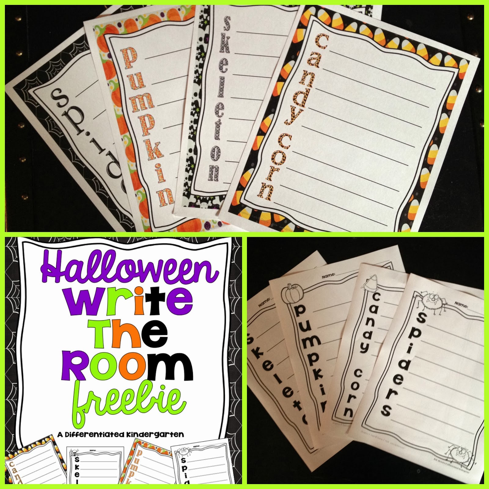 A last minute Halloween Freebie to get them moving. - Differentiated ...
