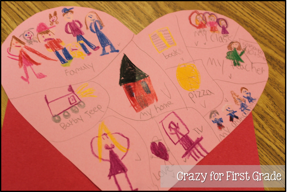 My Heart is Full {a writing freebie} | Crazy for First Grade | Bloglovin’