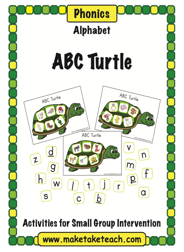 The Best of Teacher Entrepreneurs: FREE LANGUAGE ARTS LESSON - “ABC Turtle”