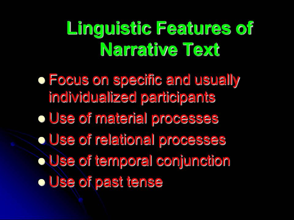 Fun With English: Exploring Narrative Text Fun With English: Exploring Narrative Text