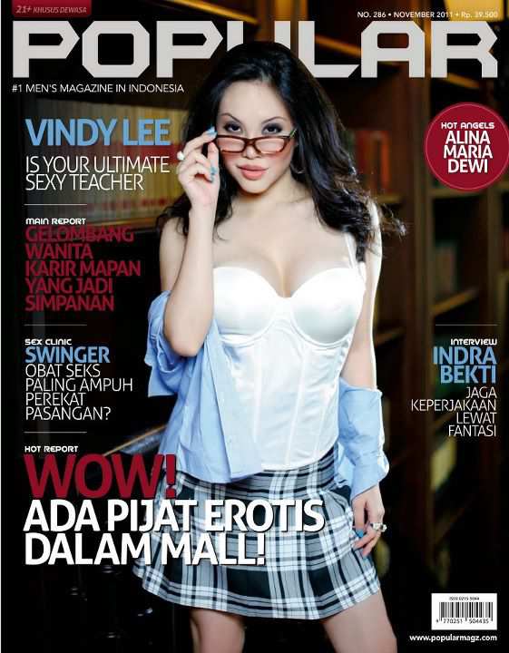 Vindy Lee Model Majalah Popular Nopember 2011 - IndoAdultPic