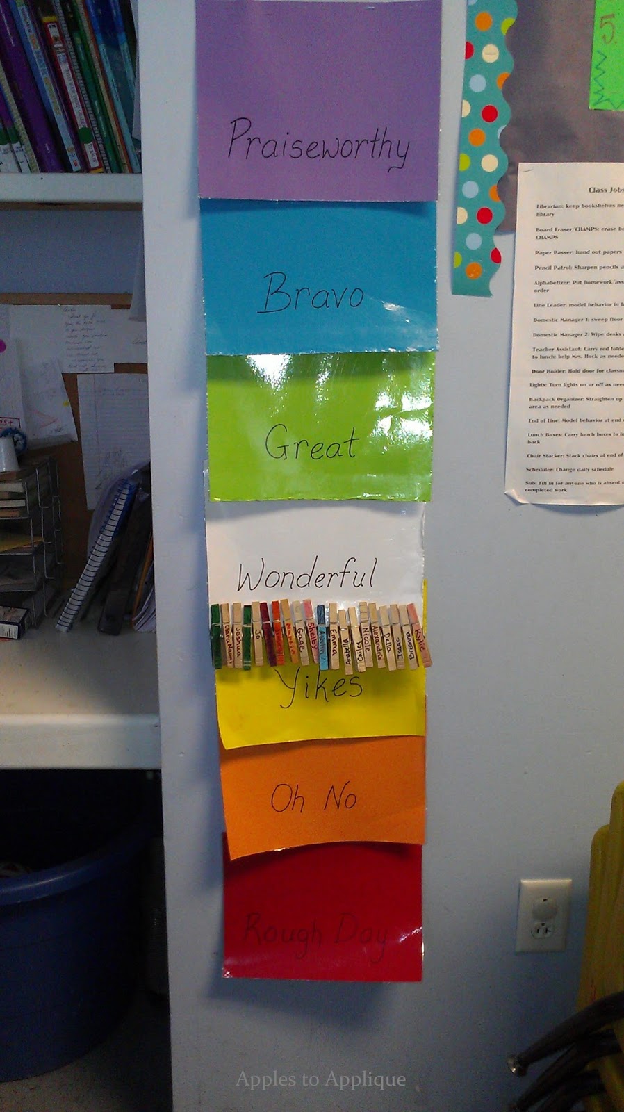 Apples to Applique: My Favorite Behavior Management System