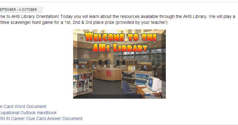 The Incredibly True Adventures of a School Librarian: Library ...