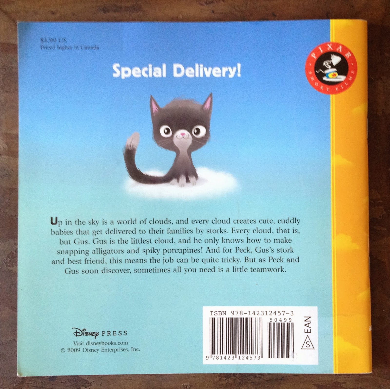 Partly Cloudy Pixar Poster