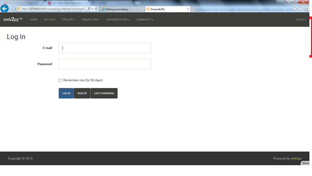 Learn and shine: Role Based Access control using web2py framework