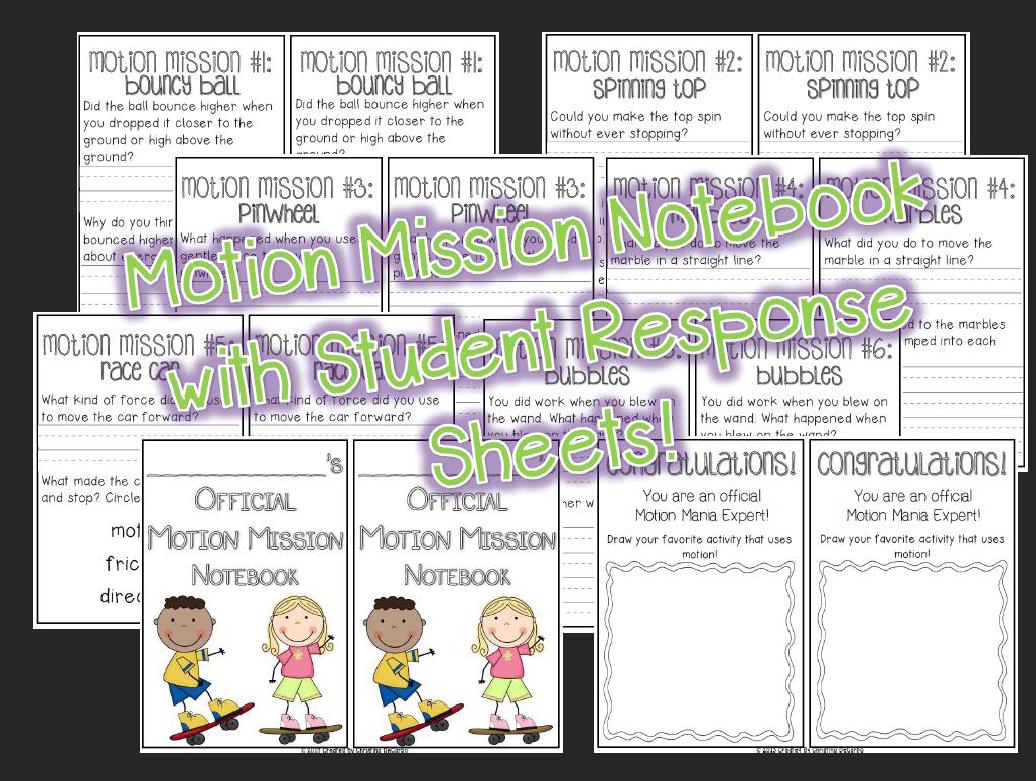 Force & Motion Science Unit for Kids! & Freebie!! - Miss DeCarbo