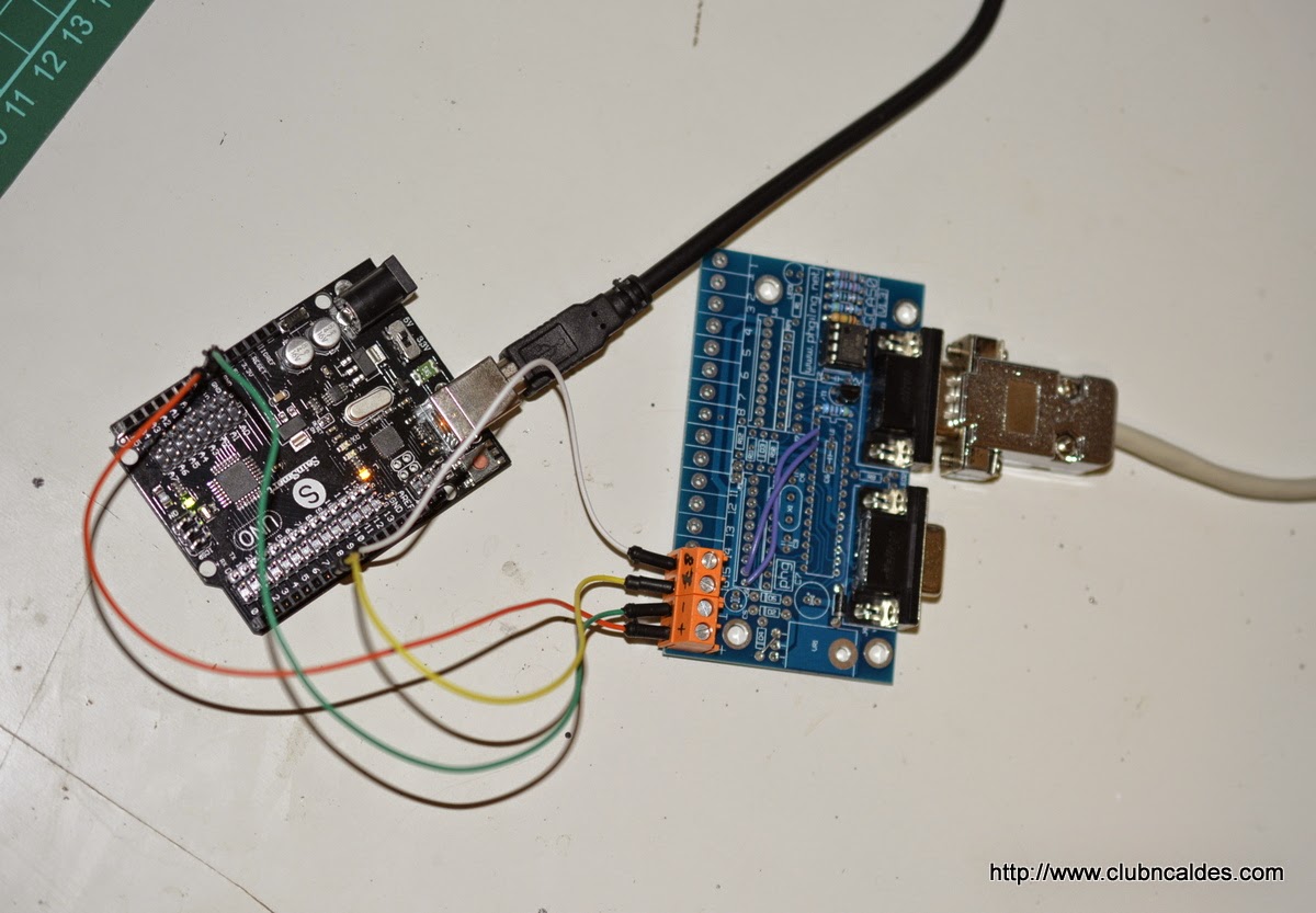 Club N Caldes: Loconet interface for Arduino