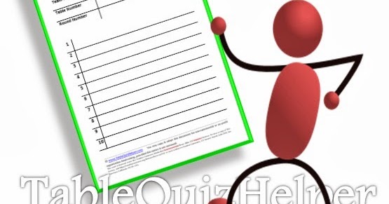 Blank Numbered Answer Sheet Template