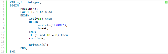 Break, Continue, Exit | Programming Pascal