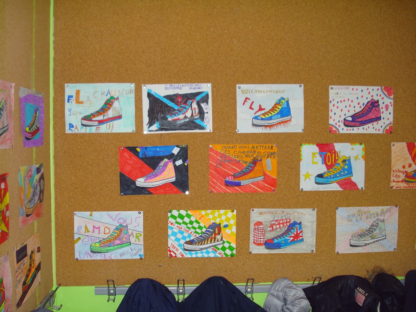 art visuel chaussure