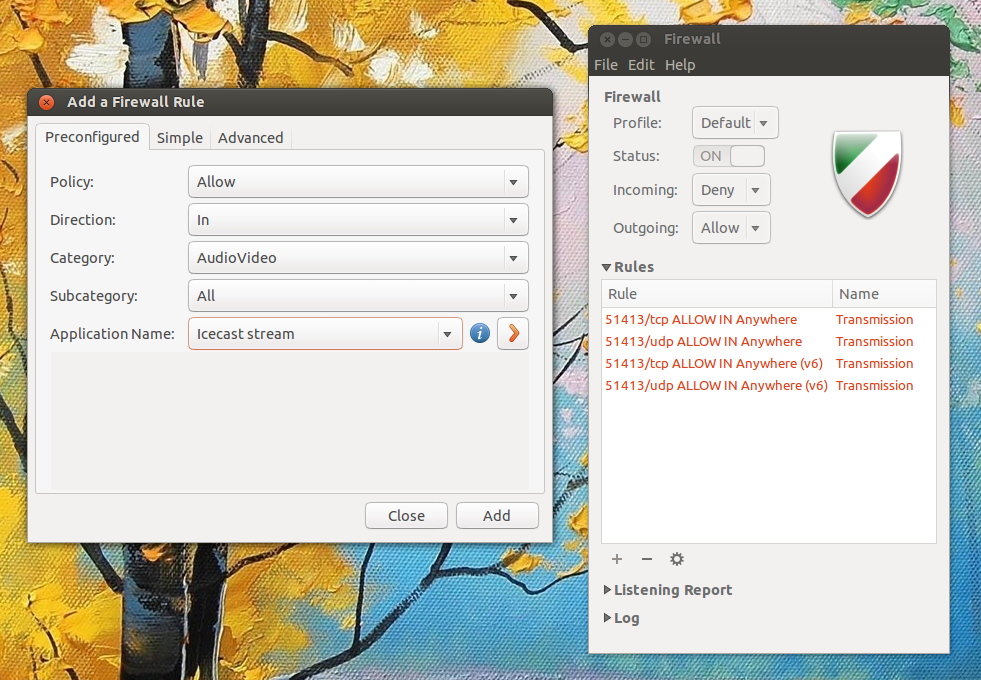 Gufw Firewall 13.10 Released With New Features, Refreshed Layout ~ Web Upd8: Ubuntu / Linux blog