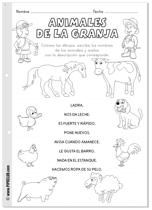 JUEGOS EDUCATIVOS PIPO: ANIMALES DE LA GRANJA