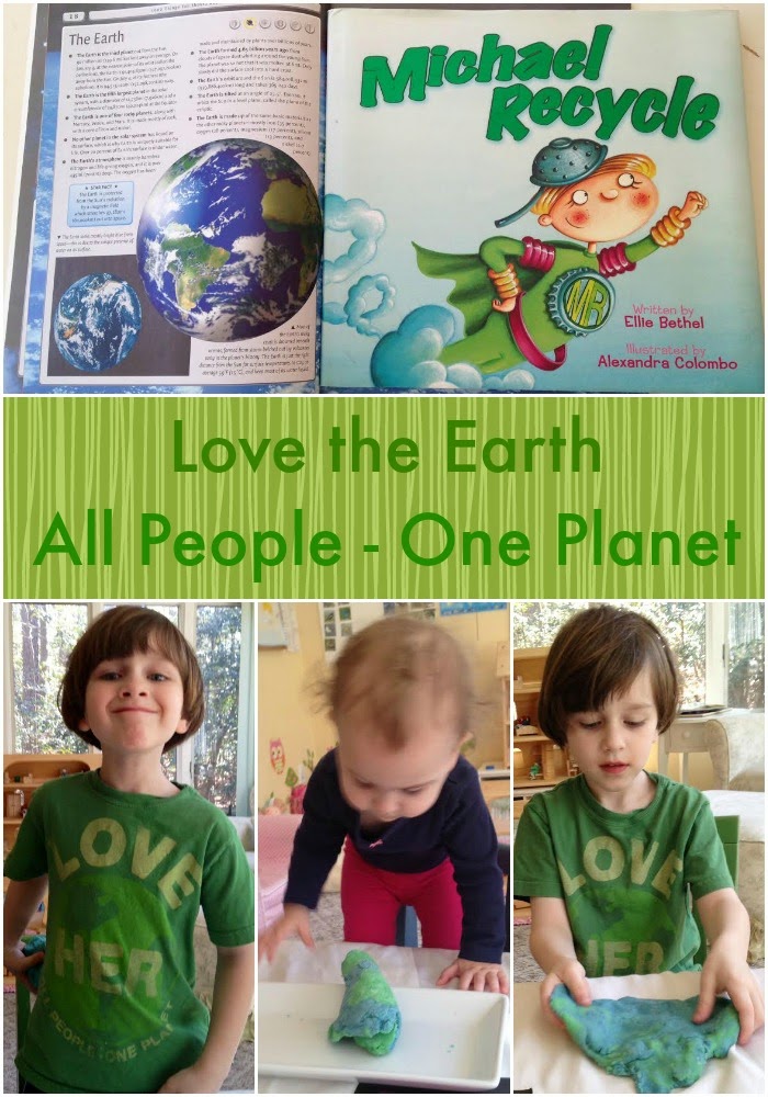 Preschool & Toddler Earth Day Play Dough