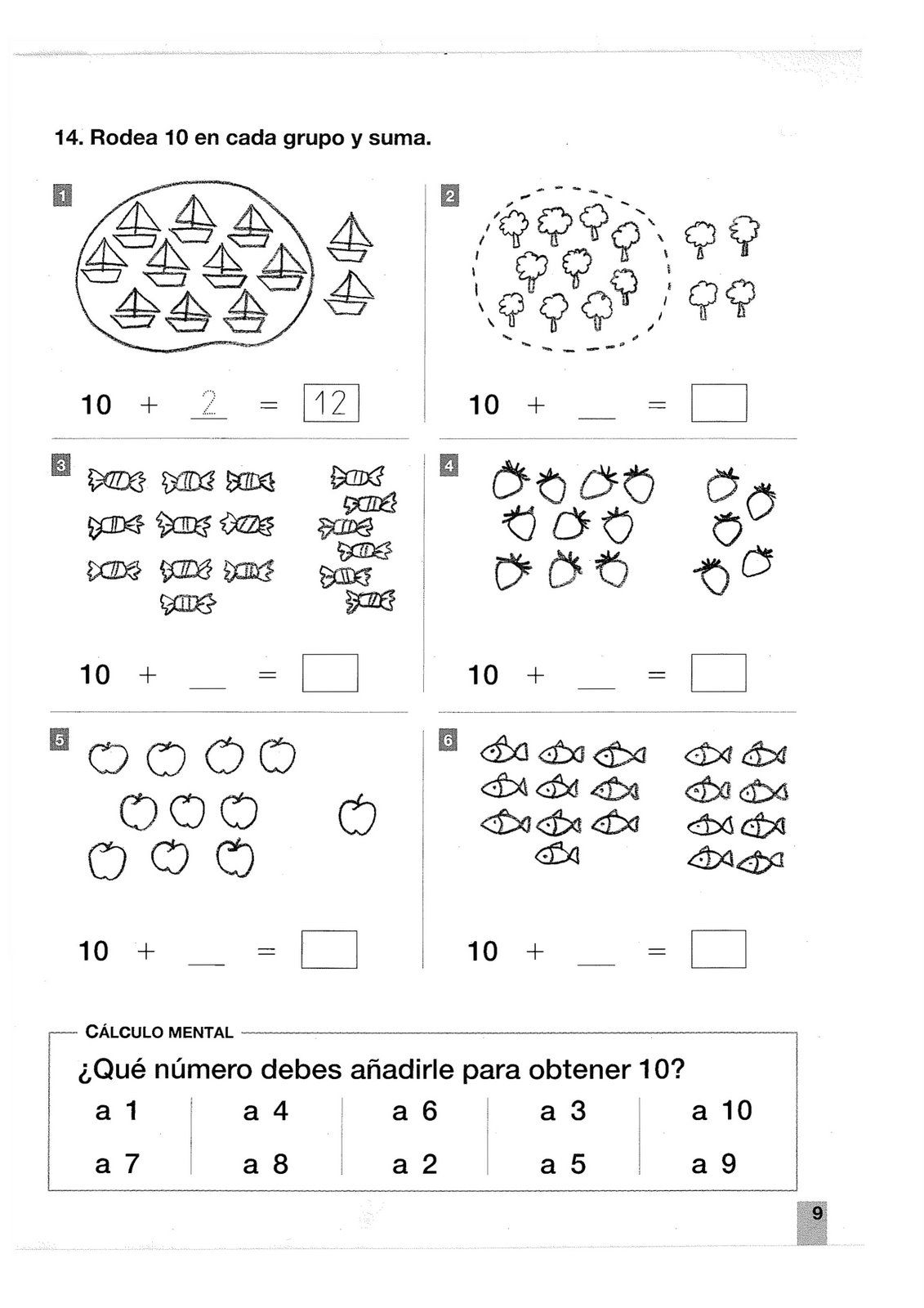 Actividades con números del 1 al 30 - Imagui