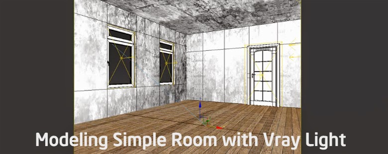 Modeling Simple Room with Vray Light | 3D Max Tutorial for Interior Design