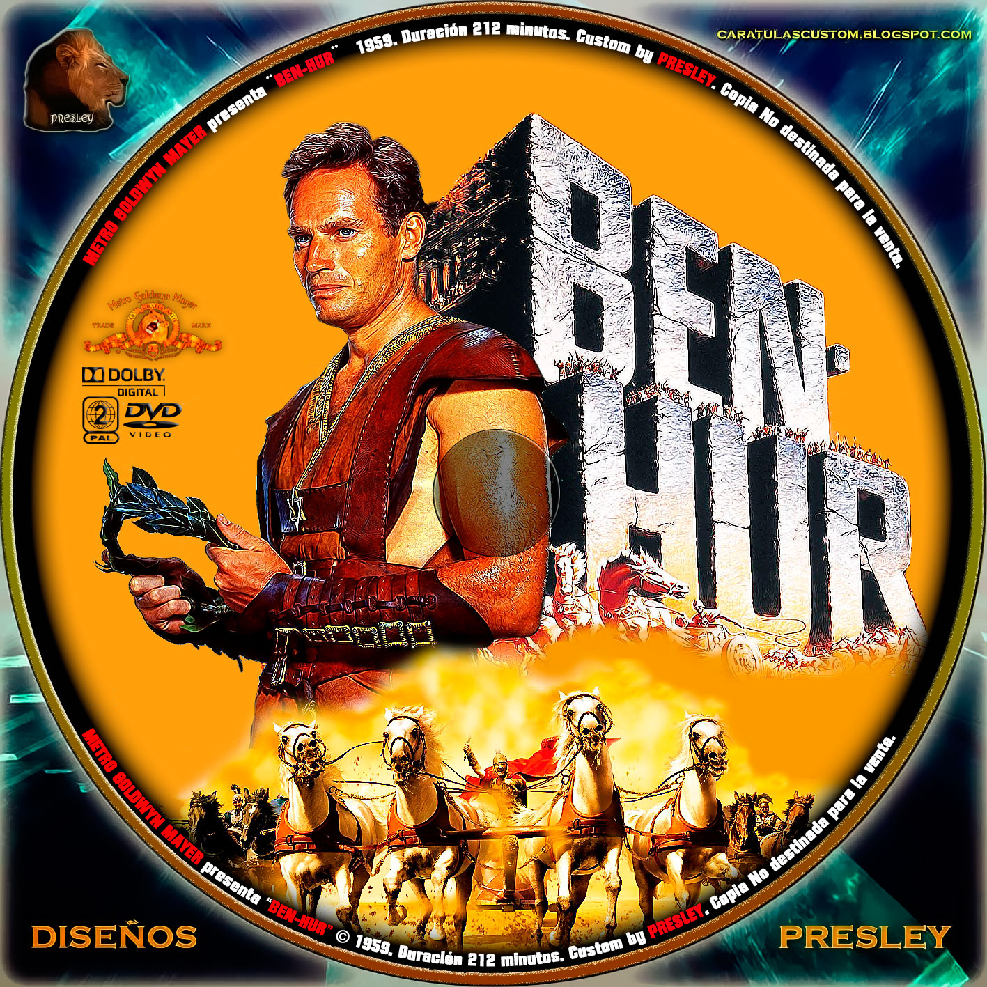 CARATULAS CUSTON: BEN-HUR (2)