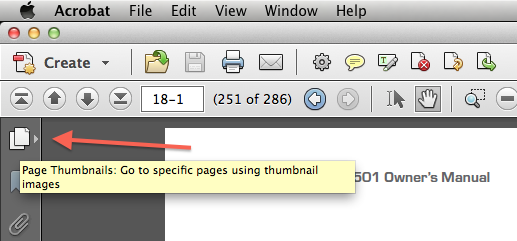 Document Geek: More Than You Ever Wanted to Know About Acrobat's Page Thumbnails Panel