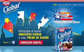 CookinGirls: Concorso Ciobar: Gusta e vinci New York