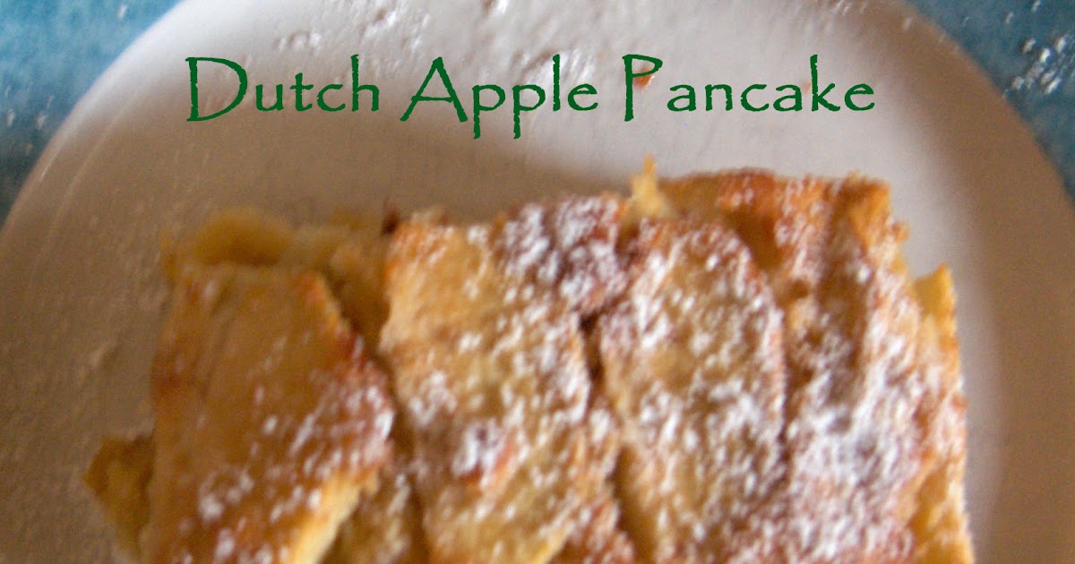 Suburban Prairie Homemaker: Gluten Free Dutch Apple Pancake Recipe