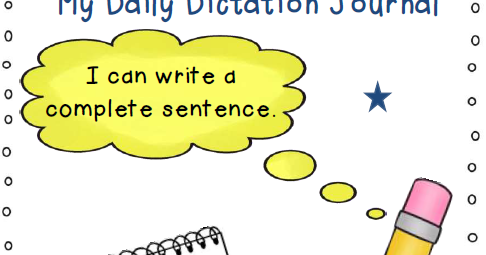 Teacher's Take-Out: Daily Dictation Freebie