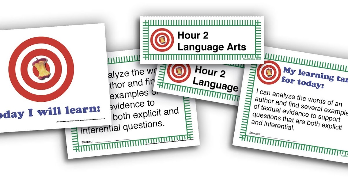 Classroom Core Type Print Post Customize Learning Targets For Your classroom-core-type-print-post-customize-learning-targets-for-your