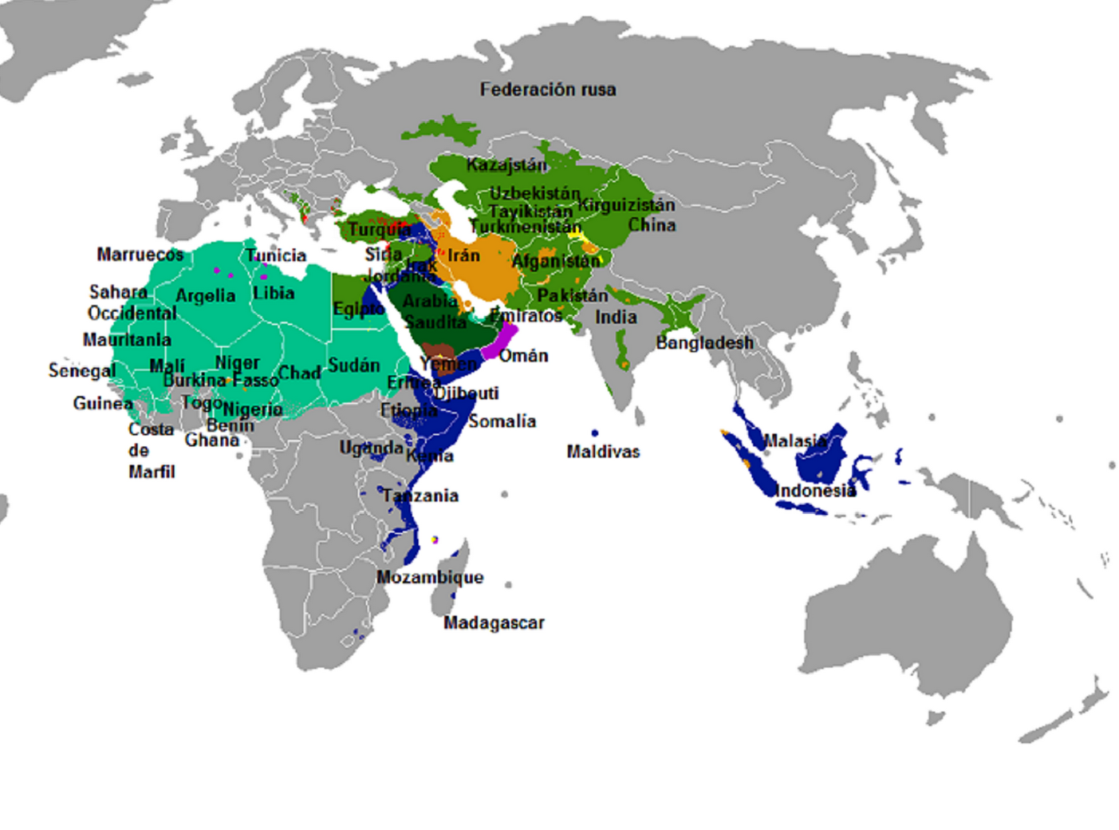 Corrientes religiosas dentro del Islam: Expansión del Islam desde el ... Corrientes religiosas dentro del Islam: Expansión del Islam desde el ...