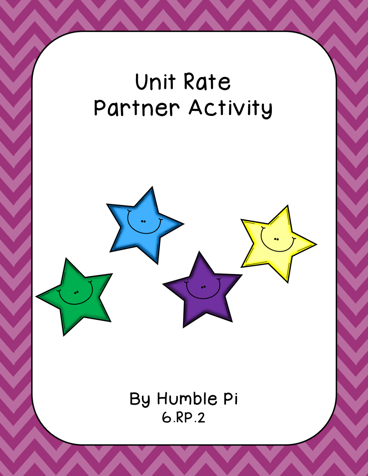 The Best of Teacher Entrepreneurs II: Unit Rate Partner Activity
