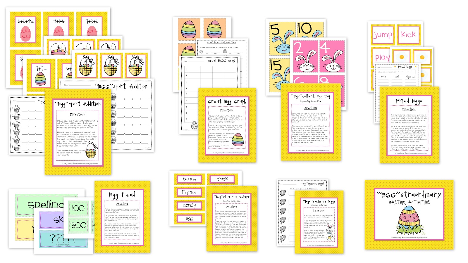 SPRING/EASTER COLLECTIONS + FREEBIES - Teacher Idea Factory