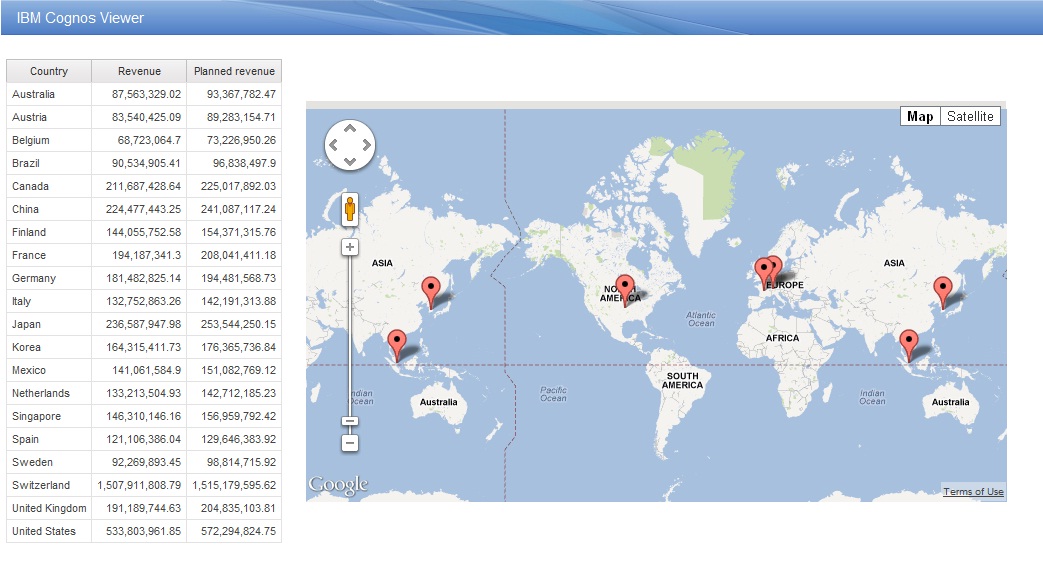 Business Intelligence One Step Beyond Report Studio And Google Maps business-intelligence-one-step-beyond-report-studio-and-google-maps