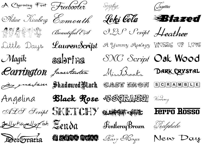 Diferentes tipos de letras para nombres - Imagui Diferentes tipos de letras para nombres - Imagui