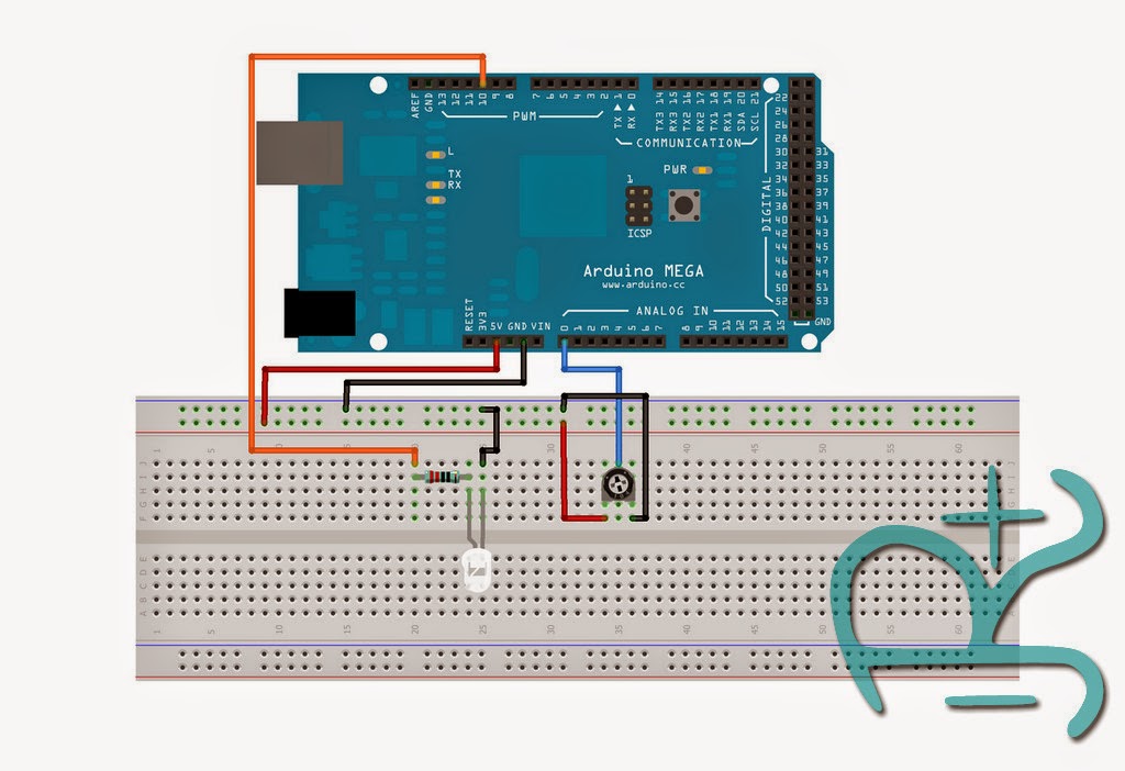 Aprendo Arduino: Variación de la intensidad de un LED con salidas ... Aprendo Arduino: Variación de la intensidad de un LED con salidas ...