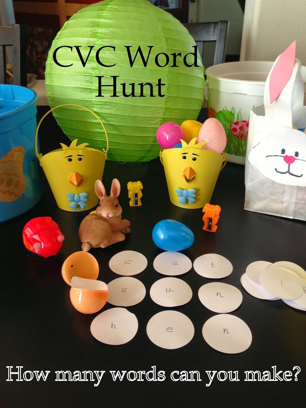Enchanted Schoolroom: Eggy Games - CVC Word Hunt and Crack the Code