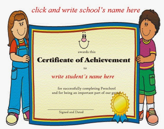 The Pinkest Teacher Preschool Certificates the-pinkest-teacher-preschool-certificates