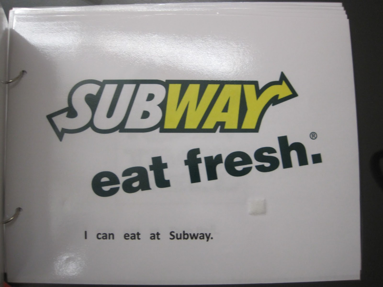 Environmental Print - Fast Food Month! - Breezy Special Ed