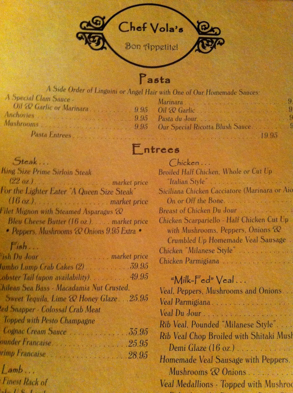 Jet Set Smart: CHEF VOLA'S