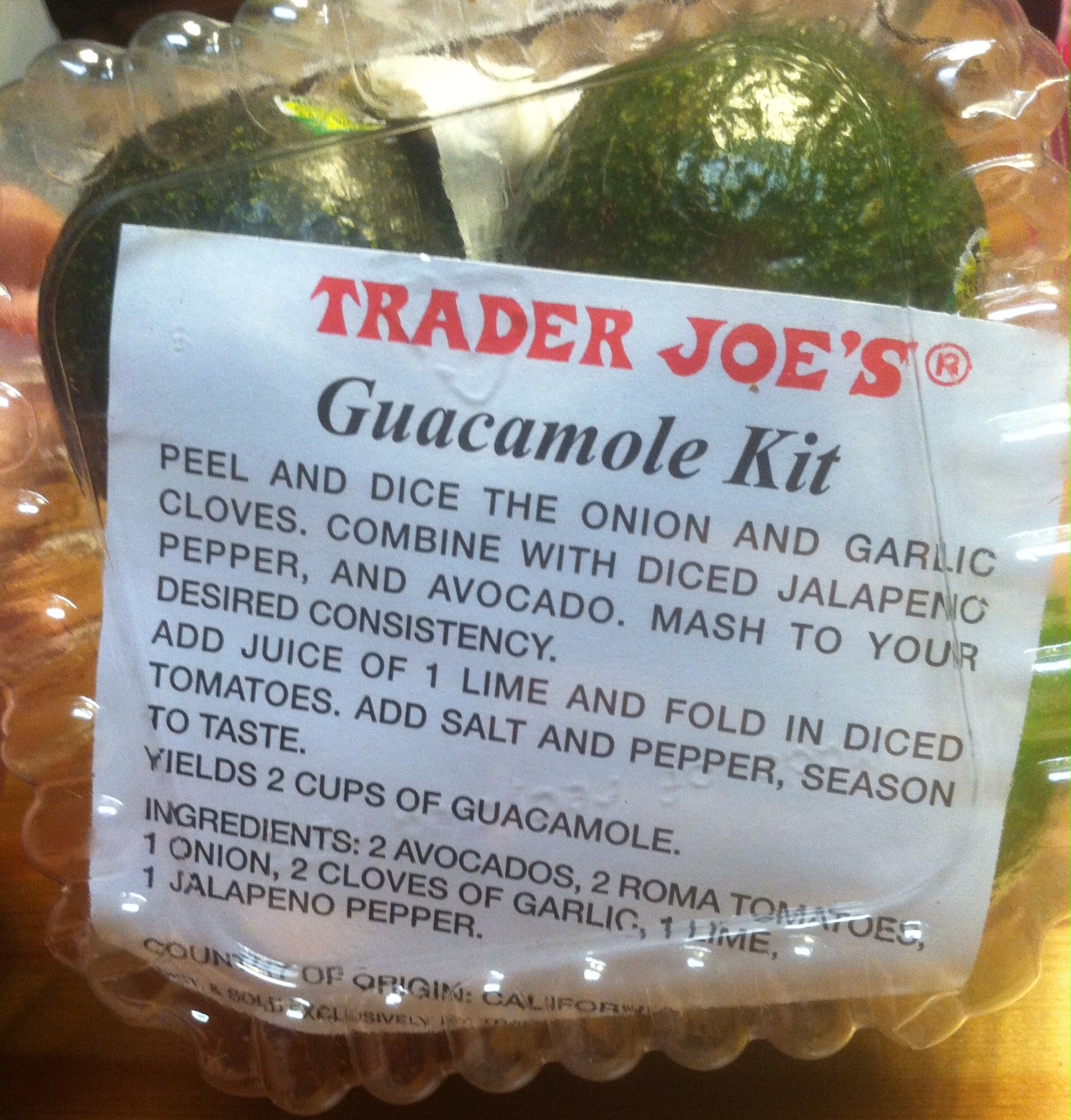 What's Good at Trader Joe's?: Trader Joe's Guacamole Kit What's Good at Trader Joe's?: Trader Joe's Guacamole Kit