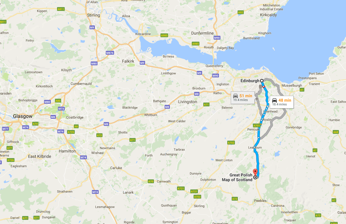 Stats, Maps n Pix: The Great Polish Map of Scotland (aka The Mapa Scotland)