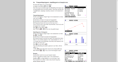 MONTE WIS: Frequentiepolygoon, staafdiagram en boxplot op de GR