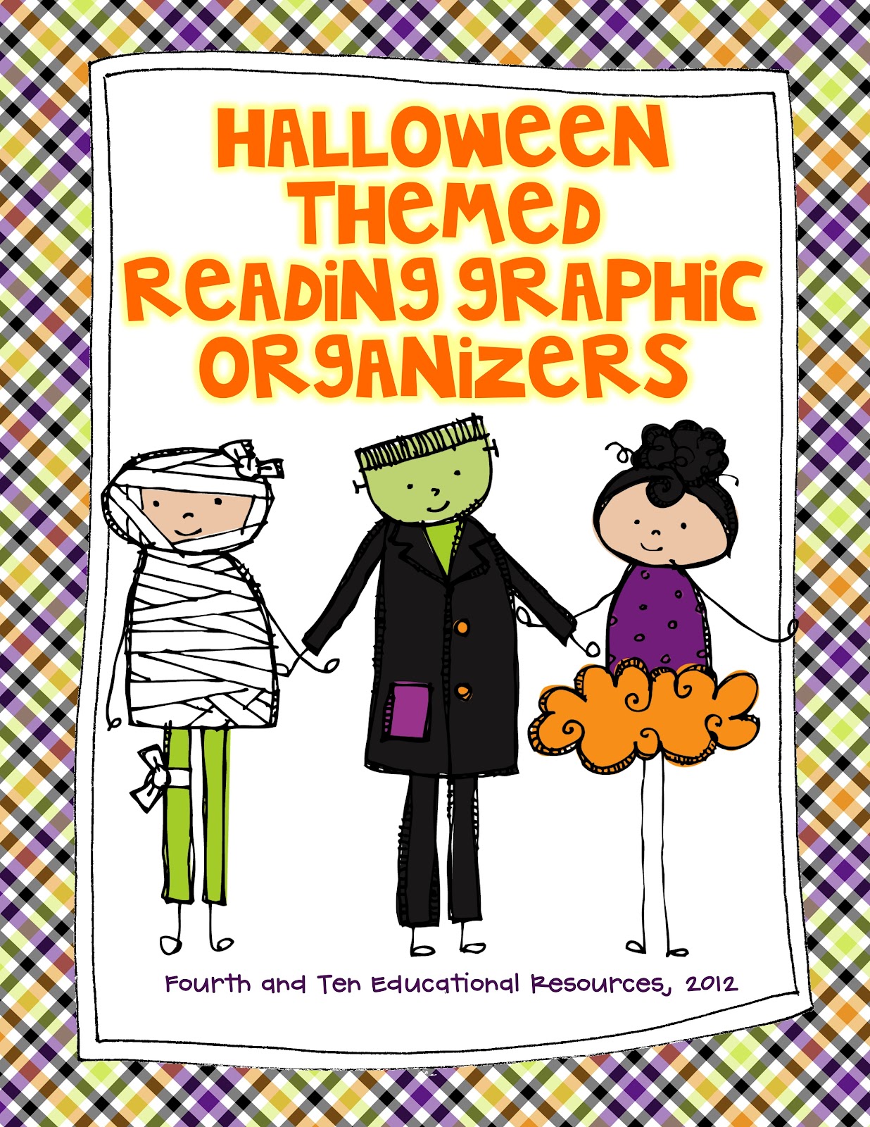 Fourth and Ten: Halloween Themed Reading Graphic Organizers