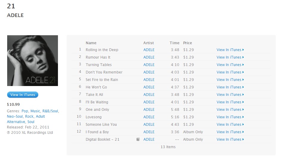 ADELE - 21 [iTunes Plus AAC M4A] - PSXDB - LMEPEM