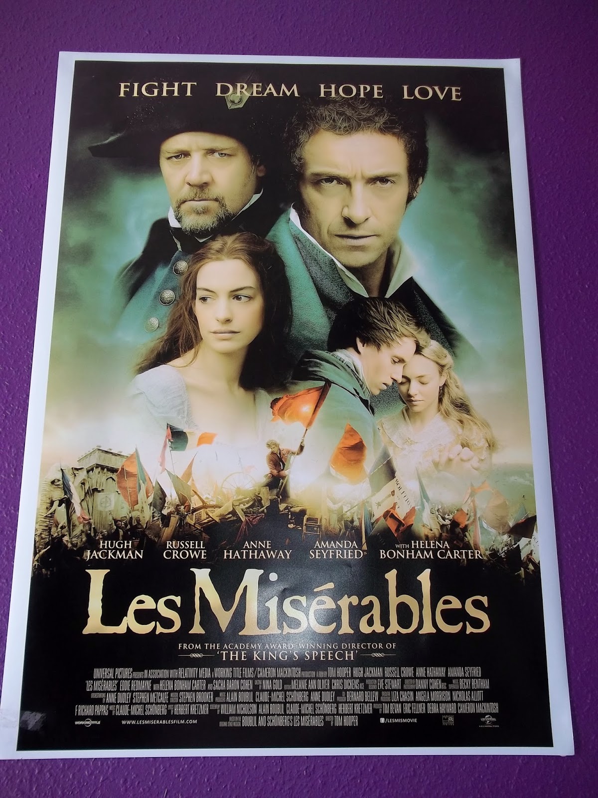 Les Miserables 1998 Movie Poster
