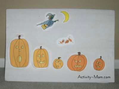 5 Little Pumpkins - Felt Board Activity - The Activity Mom