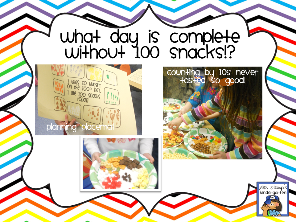 100th Day of School! - Mrs. Stamp's Kindergarten