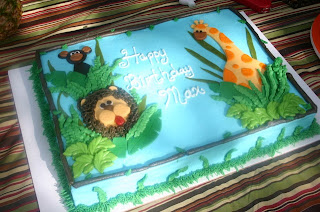 Bethany's Confection Perfection: Jungle Animal Sheet Cake