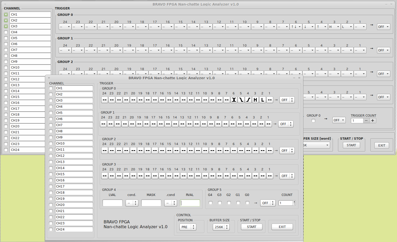 BRAVO FPGA: なんちゃってロジアナ 7