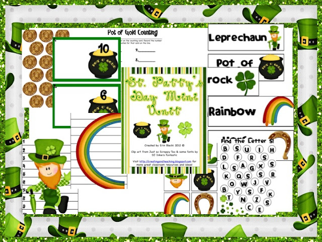 St. Patty's Day Mini Unit | creating & teaching
