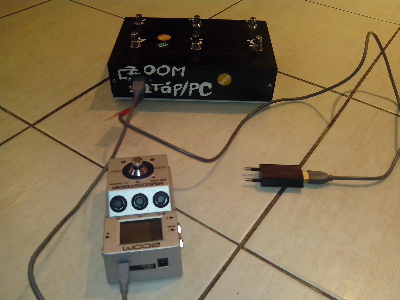 Arduino based midi patch changer for Zoom MS-50G: 2015