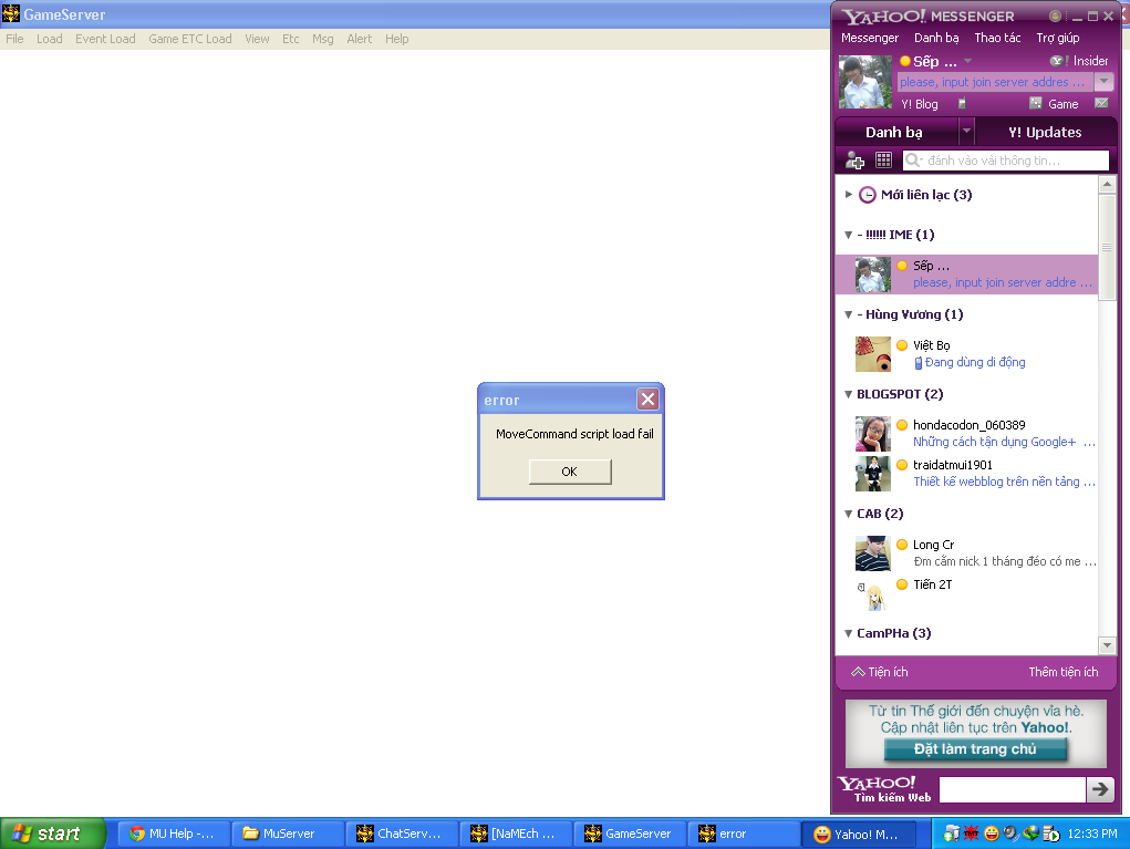how to fix "MoveCommand script load fail error" | RaGEZONE - MMO Development Forums