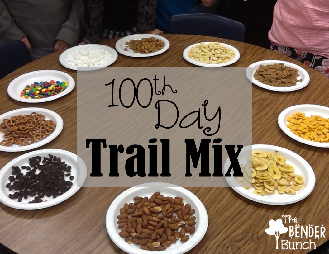 The Bender Bunch: 100th Day Trail Mix & Freebies