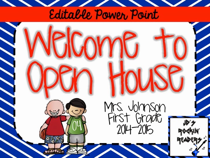 Teaching Blog Round Up: Open House Editable Power Point
